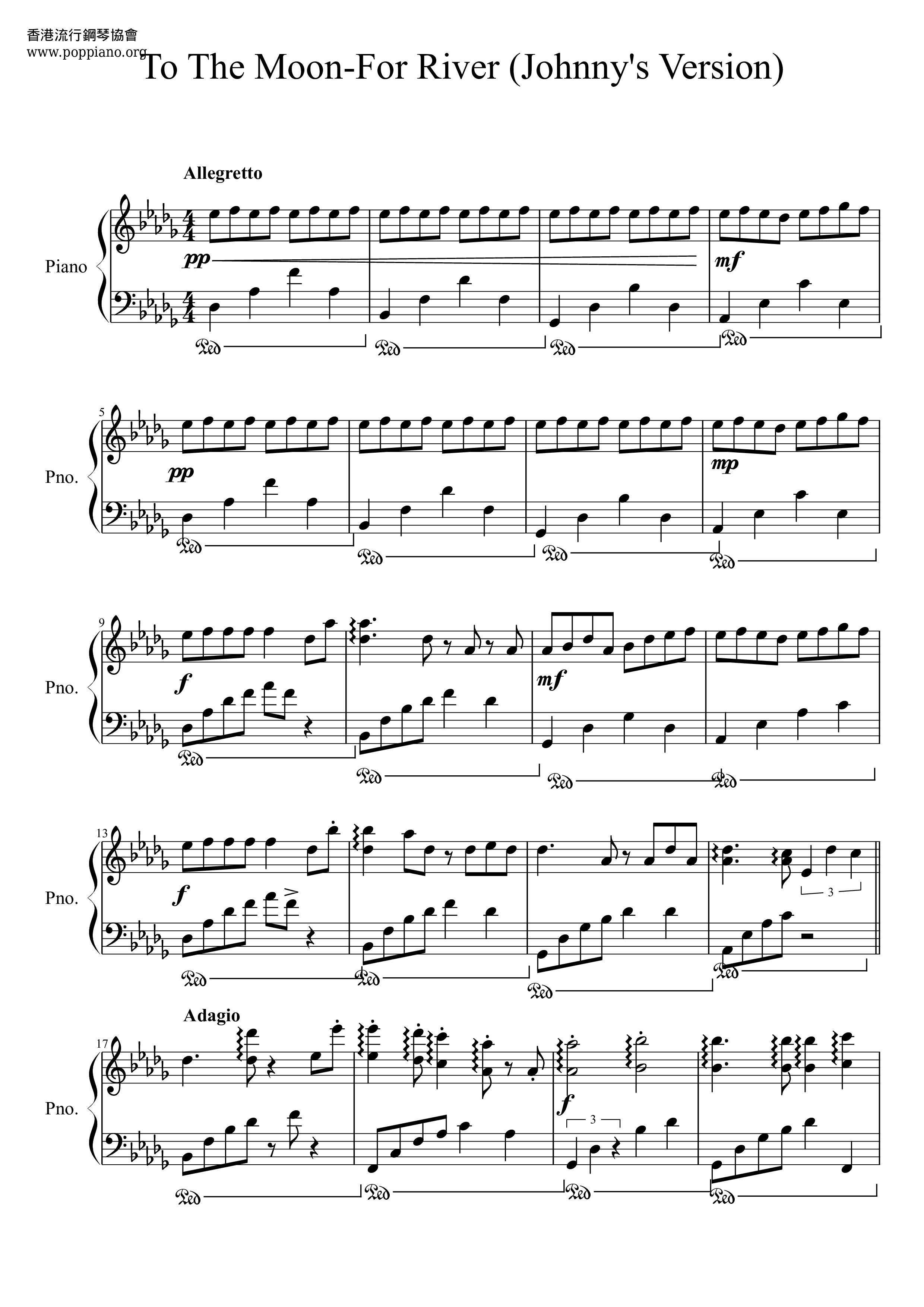Kan R. Gao-To the Moon Sheet Music pdf, - Free Score Download ★