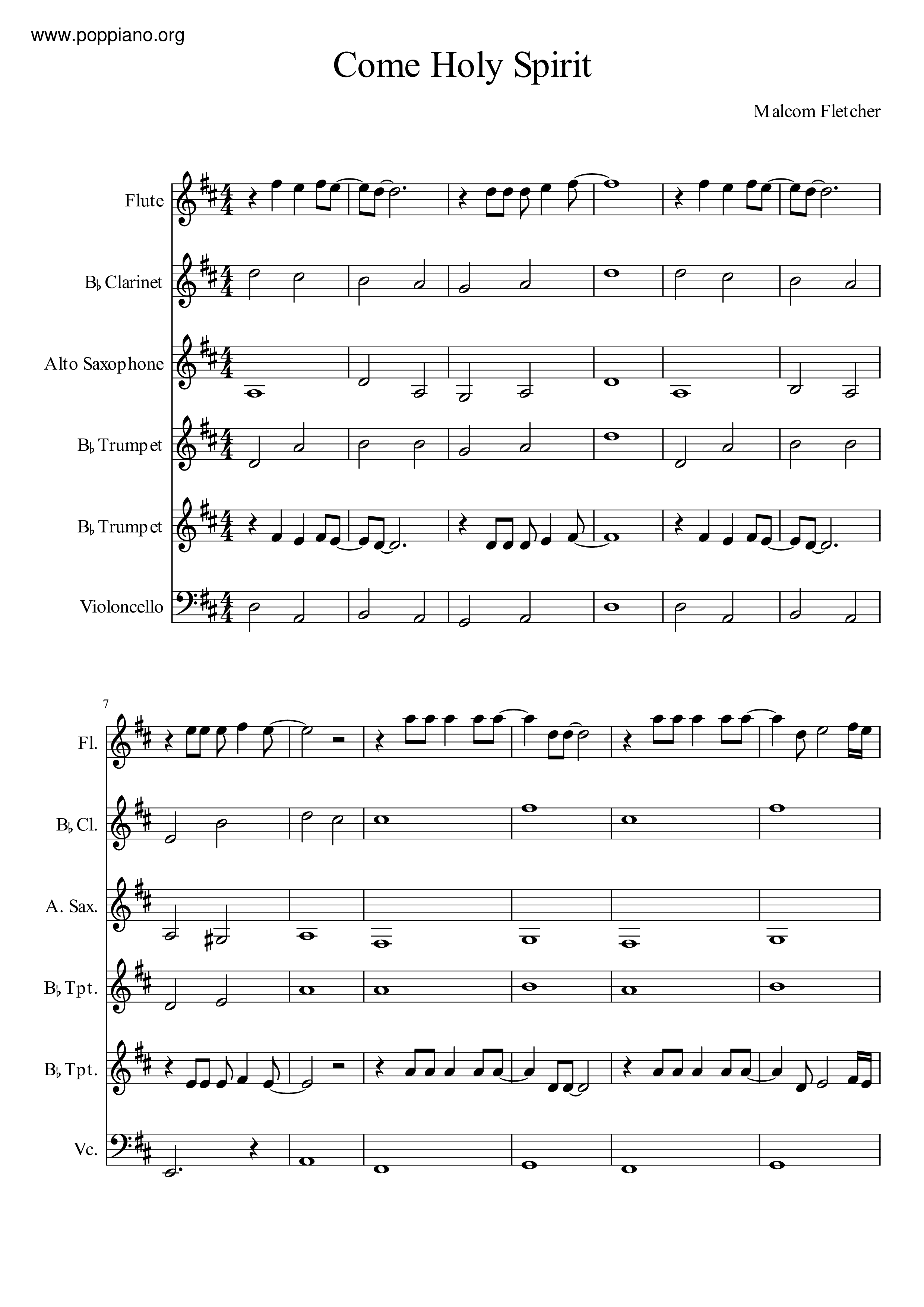 Hymn Come Holy Spirit Sheet Music Pdf Free Score Download hymn-come-holy-spirit-sheet-music-pdf-free-score-download