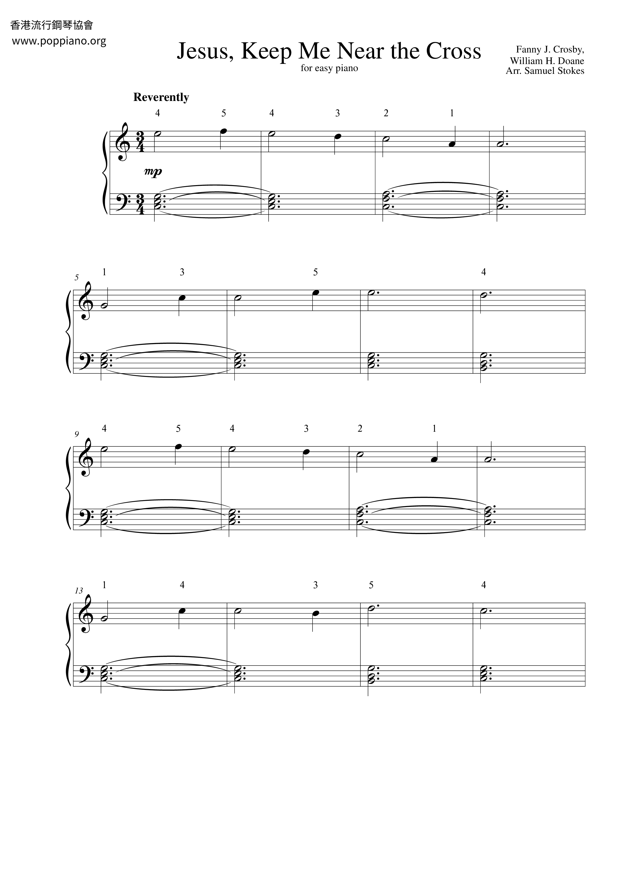 Spiritual-Cross Sheet Music pdf, - Free Score Download ★