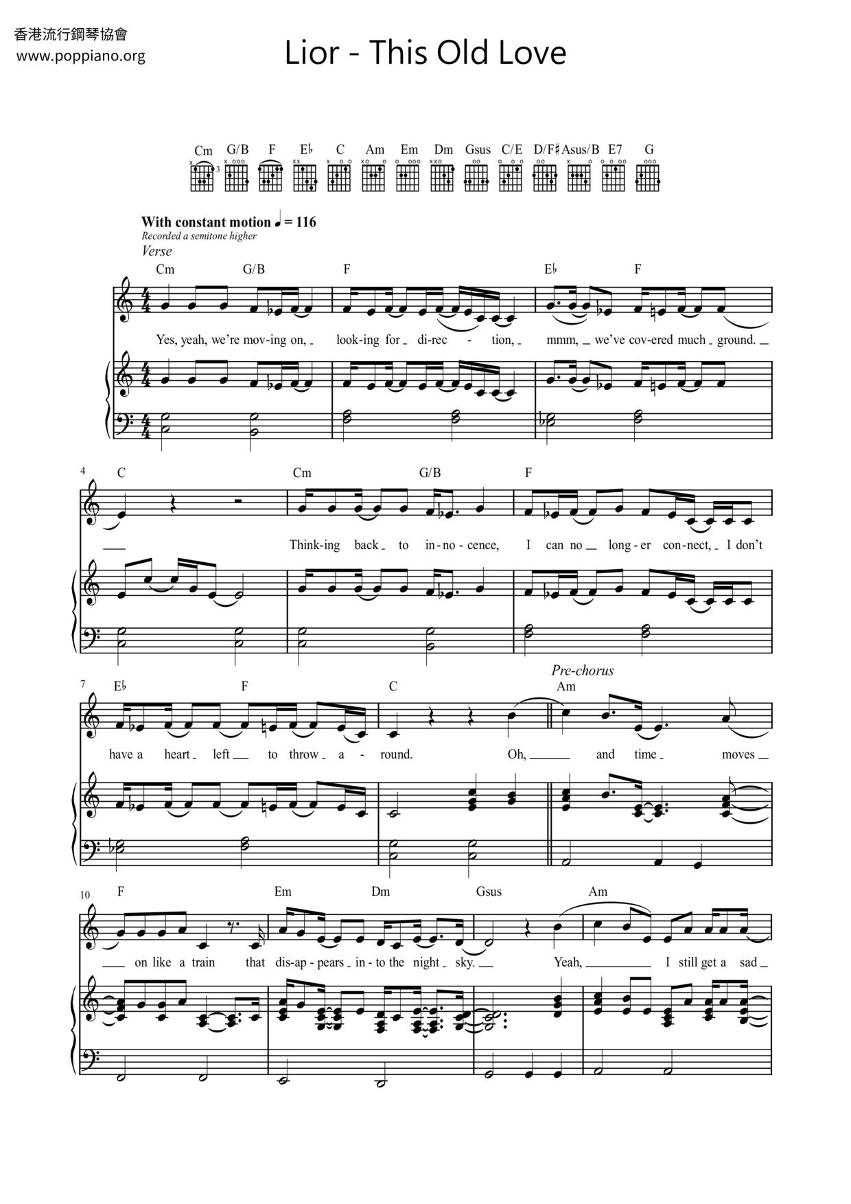 Lior This Old Love Sheet Music Pdf Free Score Download lior-this-old-love-sheet-music-pdf-free-score-download