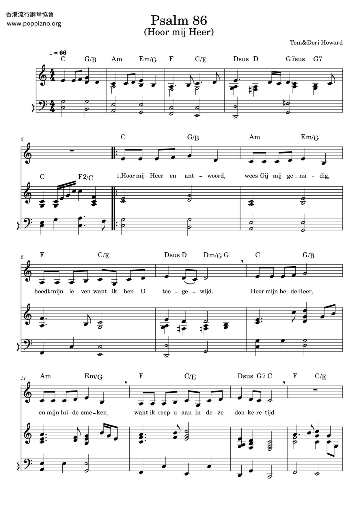 Spiritual-Psalm 86 Sheet Music pdf, - Free Score Download ★